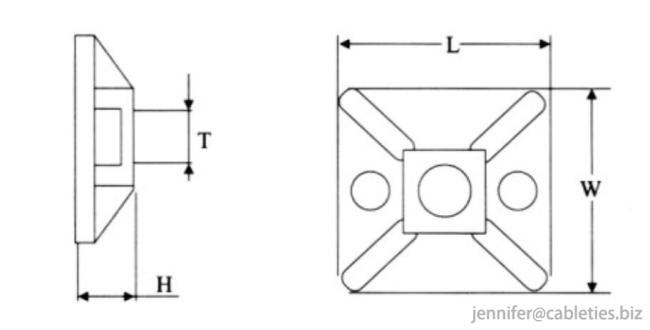 cable tie mount