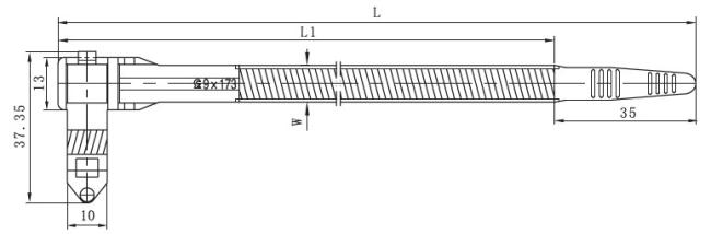 reusable cable tie with buckle