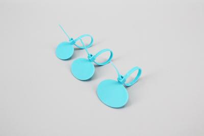 China DEMOELE 3*90mm small oval round nylon selflocking marker label cable ties cable tie tag for sale