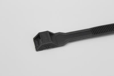 China DM-9*180mm Black Nylon Material strong single loop lock zip ties for sale