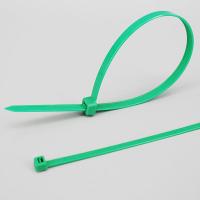 China DEMOELE 3*60mm white black red yellow single loop self-locking plastic wire cable ties strap for sale