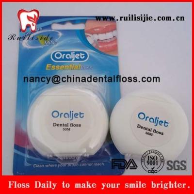 China FDA approved teeth cleaning tools circle shape dental floss for sale