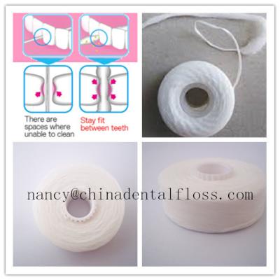 China replacement dental floss rolls 50M refilled expanding floss for sale
