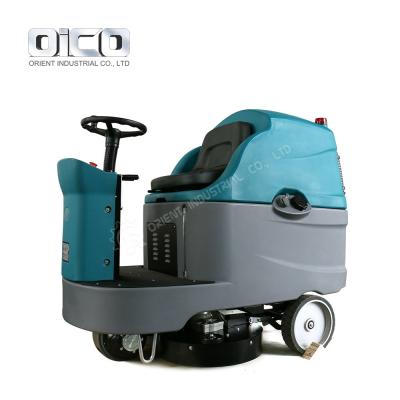 China V8  industrial ride on scrubber heavy duty floor cleaning equipment for sale