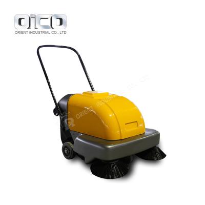 China OR-P100A  walk-behind outdoor sweeper  electric vacuum street sweeper for sale