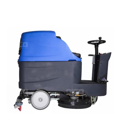 China large battery charged floor scrubber ride on compact floor scrubber battery floor scrubber dryer for sale