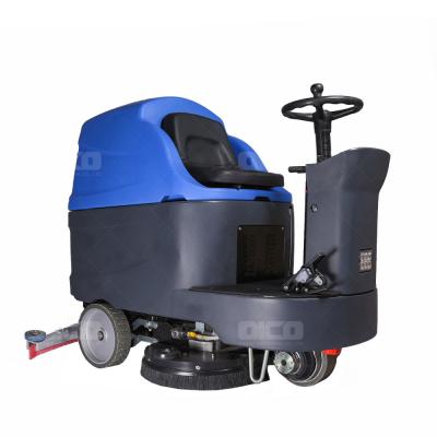 China OR-V8 battery type floor scrubber full auto floor scrubber machine  ride on automatic floor scrubber for sale