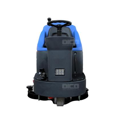 China OR-V8 floor tile washing machine  industrial automatic rider scrubber  concrete floor warehouse scrubber for sale