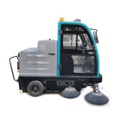 China OR-E800FB compact heavy duty street sweeper  ride on vacuum sweeper floor garbage sweeping machine for sale