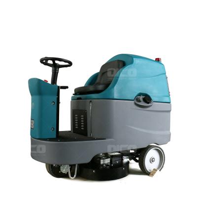 China OR-V8 ride on scrubber machine dryer industrial floor cleaner machine workshop floor cleaning equipment for sale