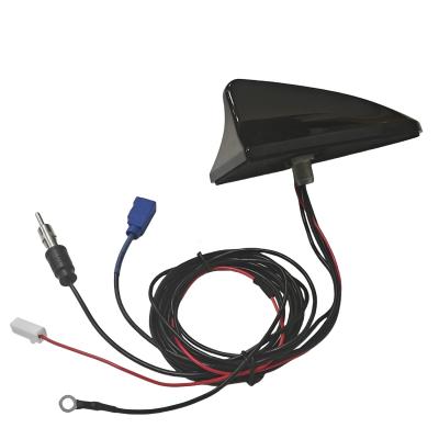 China 3-in-1 DAB AM FM GNSS Shark Fin Vehicle Car Antenna for Cars GPS WIFI LTE Antena Roof Mount for Radio Reception for sale