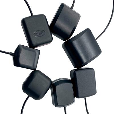 China High Gain Galileo GPS & BDS Car Antenna Connector and 3M Cable for Global Satellite Navigation for sale