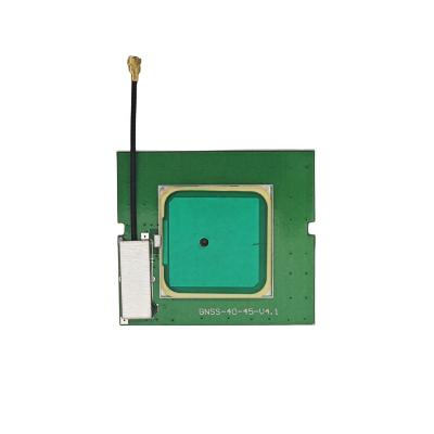 China Customizable 3*40*45MM Thin Ceramic GPS/GLONASS/BD Antenna 1575Mhz Active Internal Positioning GNSS Receiver 20dbi 50 for sale