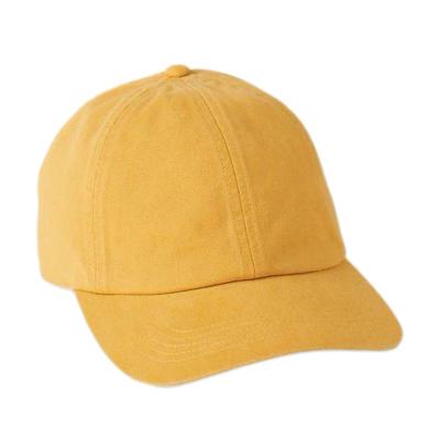 Cina Cappello da baseball 100% cotone biologico lavato, basso profilo non costruito per esterni 6 pannelli in vendita