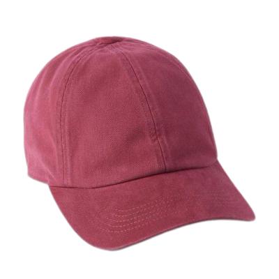 Cina Cappello da baseball 100% cotone biologico lavato, basso profilo non costruito per esterni 6 pannelli in vendita