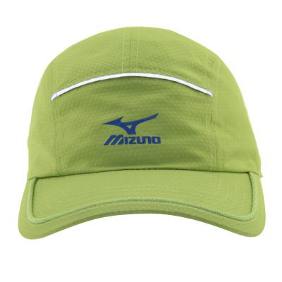 China OEM Printing 5 Panel Running Hat Custom Cycling Caps With Precurved Bill for sale