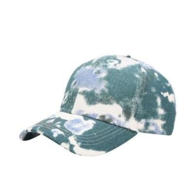 Cina Cappucci da baseball da esterno in tie dye denim non costruiti in vendita