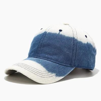 Cina Cappucci da baseball da esterno in tie dye denim non costruiti in vendita