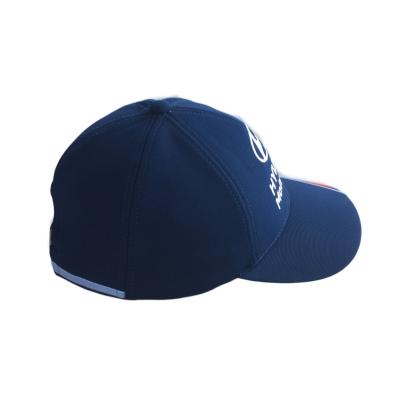 Cina OEM ricamo Cappelli da baseball da corsa regolabili con sei pannelli in vendita
