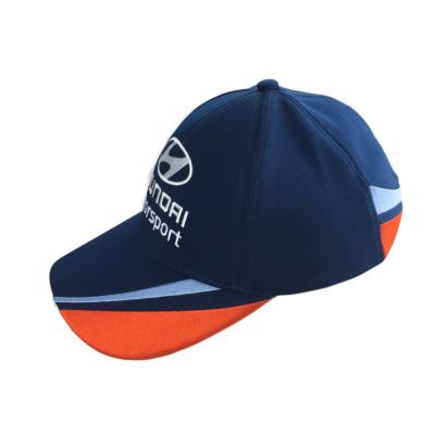 Cina OEM ricamo Cappelli da baseball da corsa regolabili con sei pannelli in vendita