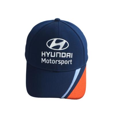 Cina OEM ricamo Cappelli da baseball da corsa regolabili con sei pannelli in vendita