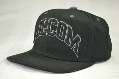 China 2014 made in china OEM hats Wholesale Black 3D emboridery logo Flat brim snapback cap for sale
