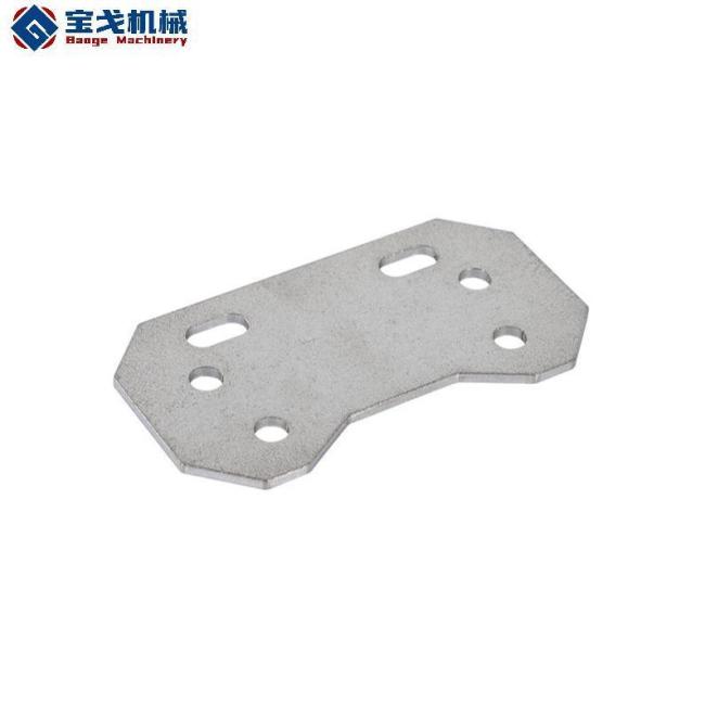 Customized Size Stainless Steel Hardware Stamping Parts with Brushed Surface Treatment