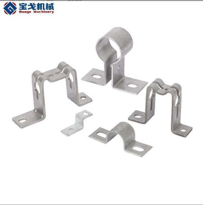 Customized Size Stainless Steel Hardware Stamping Parts with Brushed Surface Treatment
