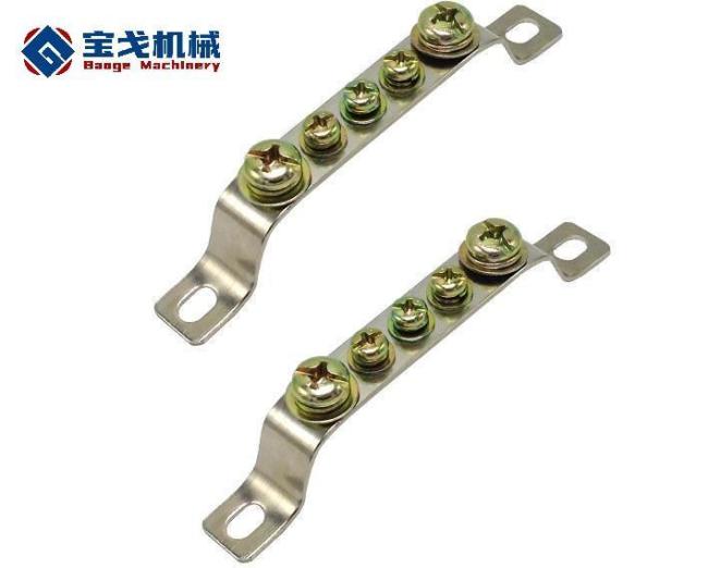 Zero Line Five-Hole Grounding Nickel Plated Copper Busbar for Distribution Cabinet