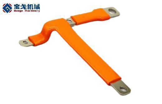 PVC Cover Bending Copper Bus Bar with Nickel Plated Surface Treatment