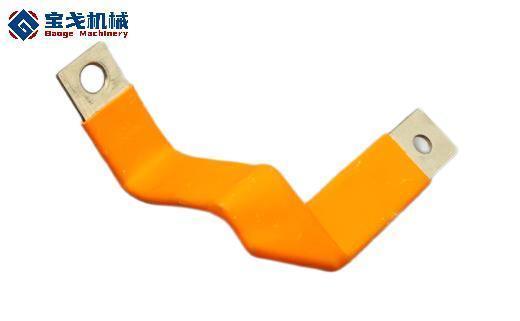 PVC Cover Bending Copper Bus Bar with Nickel Plated Surface Treatment