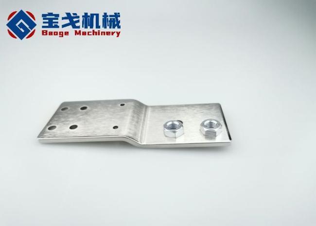 ISO9001 Flexible Laminated Copper Foil Copper Busbar Connector
