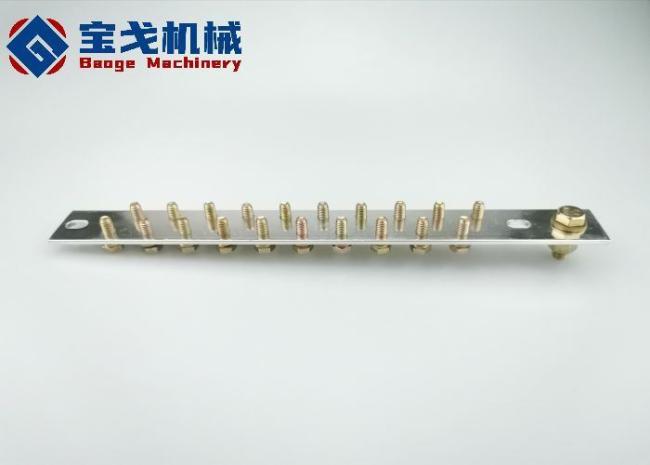 The Communication Box Connecting Tin Plated Copper Busbar with Screws
