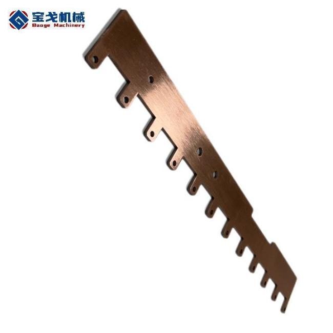 99.99% T2 Red Copper Circuit Breaker Busbars Electrical Components