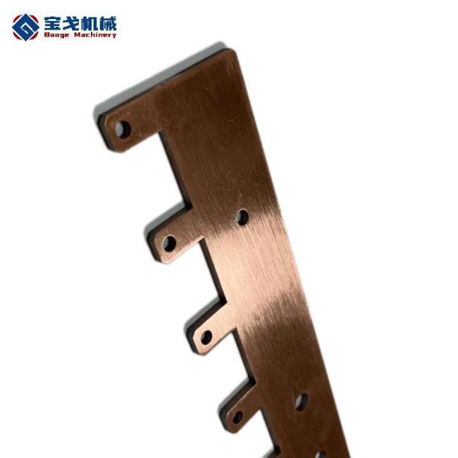 99.99% T2 Red Copper Circuit Breaker Busbars Electrical Components