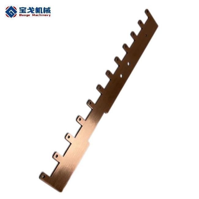 99.99% T2 Red Copper Circuit Breaker Busbars Electrical Components