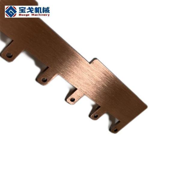 99.99% T2 Red Copper Circuit Breaker Busbars Electrical Components