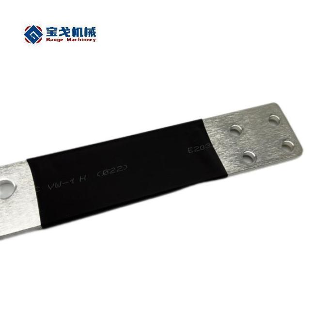 400A Flexible Flat Busbar with Tinned Plated Black Insulated for Battery Pack