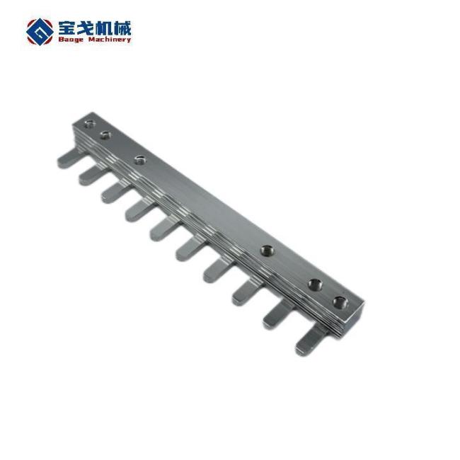 CNC Precision Machining Electronic Cooling Copper Busbar Accessories with Layers