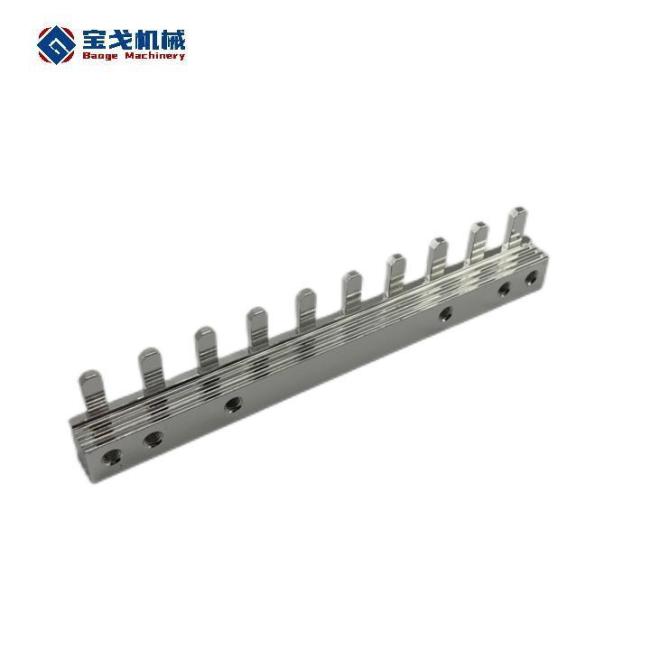 CNC Precision Machining Electronic Cooling Copper Busbar Accessories with Layers