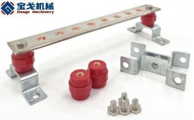 China Lightning Protection Grounding Equipment Room Tin Plated Copper Busbar with PU Cover for sale