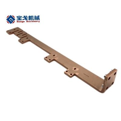 China IGBT AC Output Copper Busbar with Tin Plated Cover Milling Process and Bending Craft for sale
