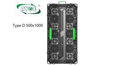 China Commercial rental LED Screen P4.81 Rental LED Panel 3840Hz cabinet 500x1000mm for sale