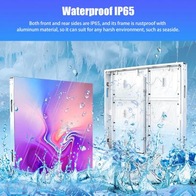 China 6500K LED Digital Signage Display P10 Waterproof Aluminum Cabinet 960x960 25kg for sale