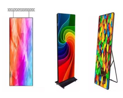 China Ultra Wide P2.5 LED Poster Screen For Church Worship Remote Control WiFi USB 4G/5G for sale
