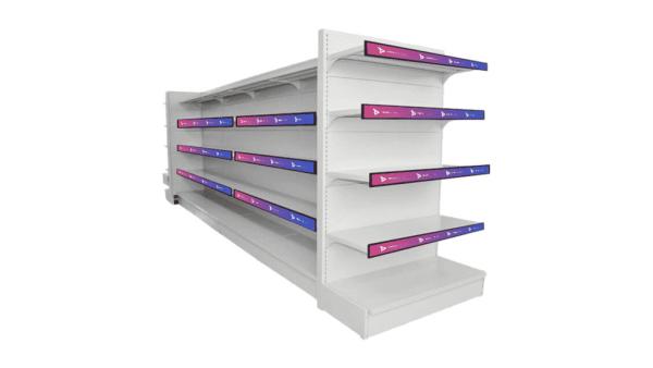 1.875mm Led Bar Bottle Display Racks για το κατάστημα λιανικής πώλησης του σούπερ μάρκετ