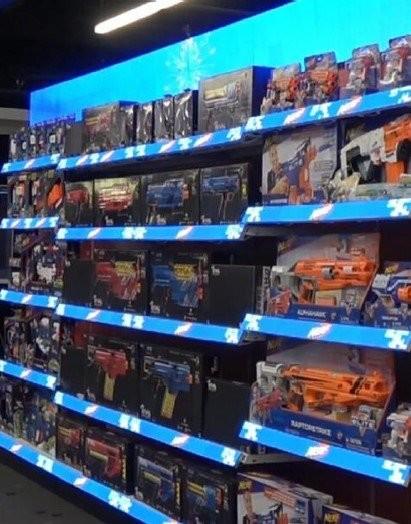 1.875mm Led Bar Bottle Display Racks για το κατάστημα λιανικής πώλησης του σούπερ μάρκετ