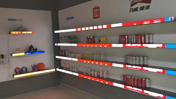 1.875mm Led Bar Bottle Display Racks για το κατάστημα λιανικής πώλησης του σούπερ μάρκετ