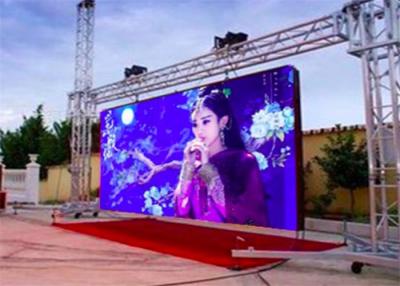 China P4.81 Outdoor Rental LED Display No Fan Design Front Maintenance LED screen , External Led Display for sale
