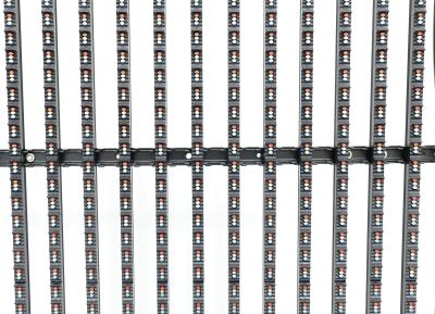 China 8000nits P15 LED Mesh Curtain Display Waterproof IP67 1R1G1B for sale